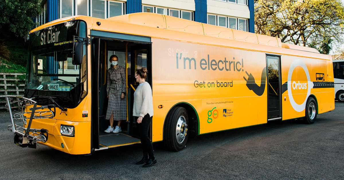 Electric bus trial starts in Dunedin | Otago Regional Council