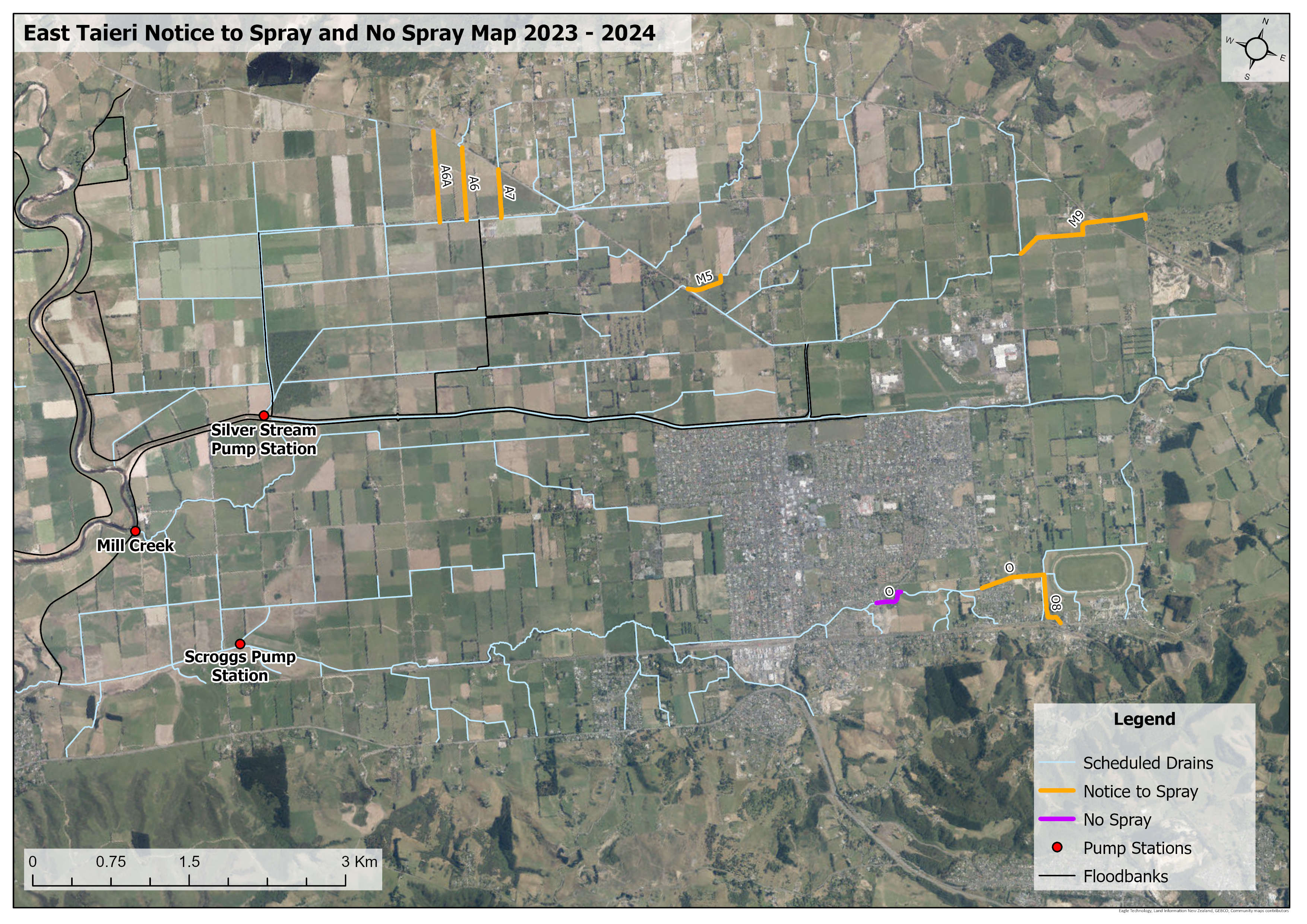 ORC schedules spraying operations in Taieri, Tokomairaro, and Lower ...