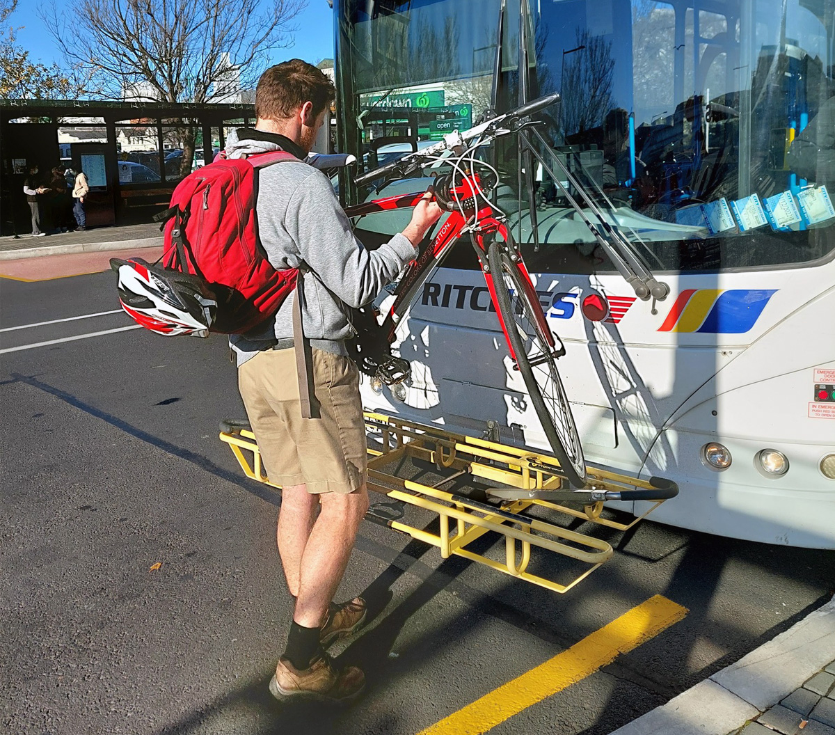 Bus bike rack use resumes all hours in Queenstown