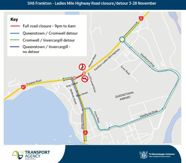Detours for Queenstown Bus passengers | Otago Regional Council